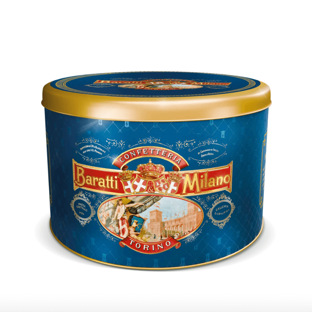 Baratti & Milano – Double Chocolate Panettone in Blue Tin - Olicatessen ...